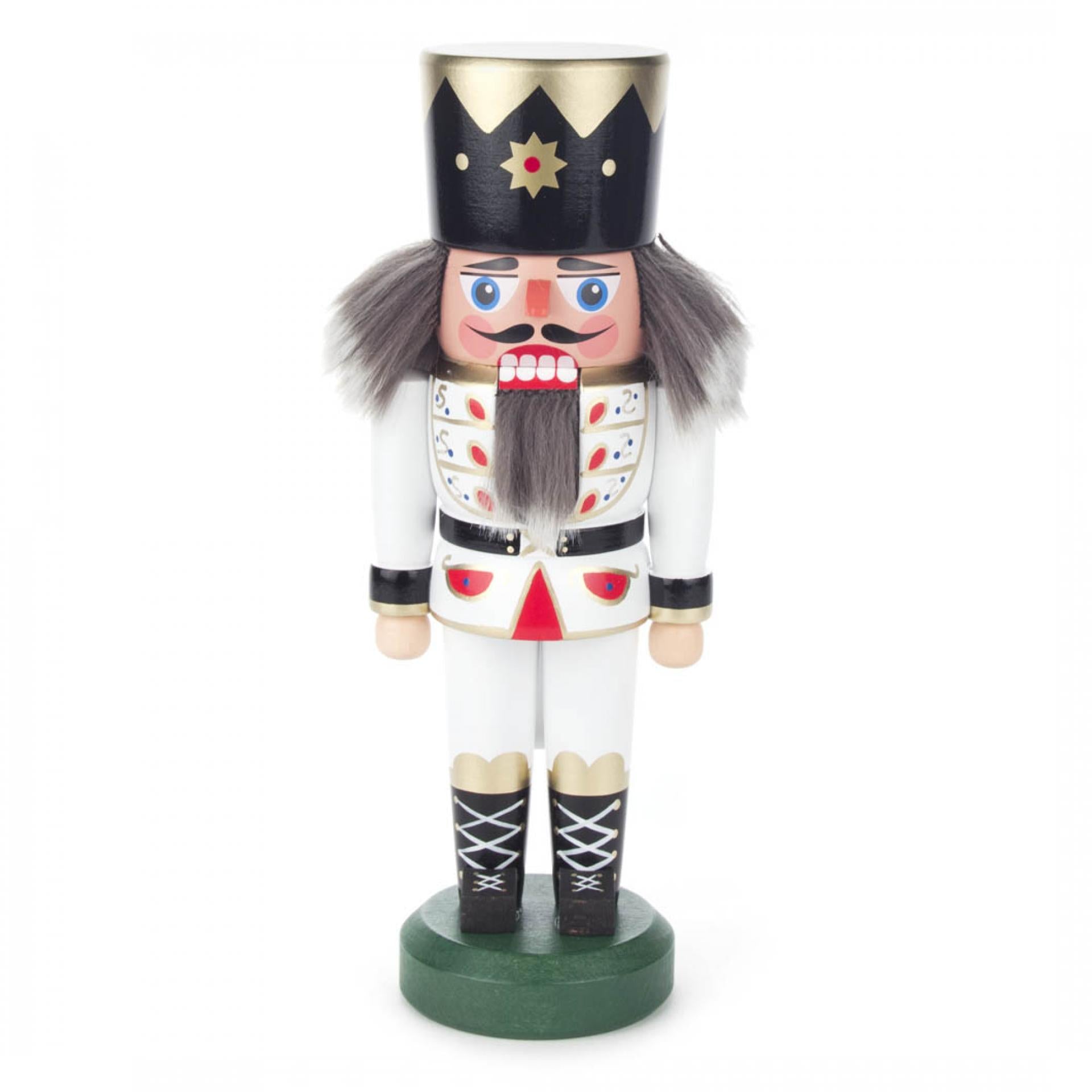 012/042/1W - King Nutcracker White – Frankenmuth Clock & German Gift Co.