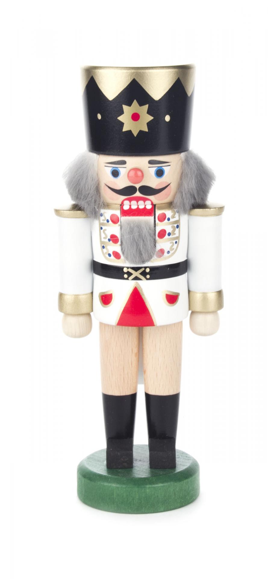 019/012W - Nutcracker King In White – Frankenmuth Clock & German Gift Co.