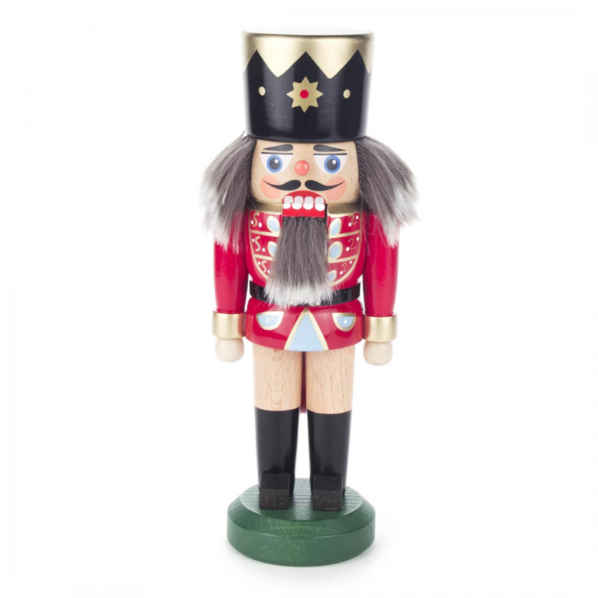 020/007/1 - Dark Red Nutcracker King – Frankenmuth Clock & German Gift Co.