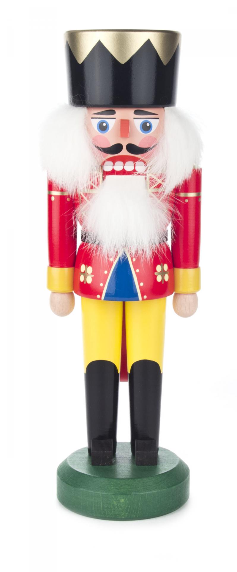 012/015/2 - King Nutcracker in Red & Yellow - 28cm – Frankenmuth Clock ...