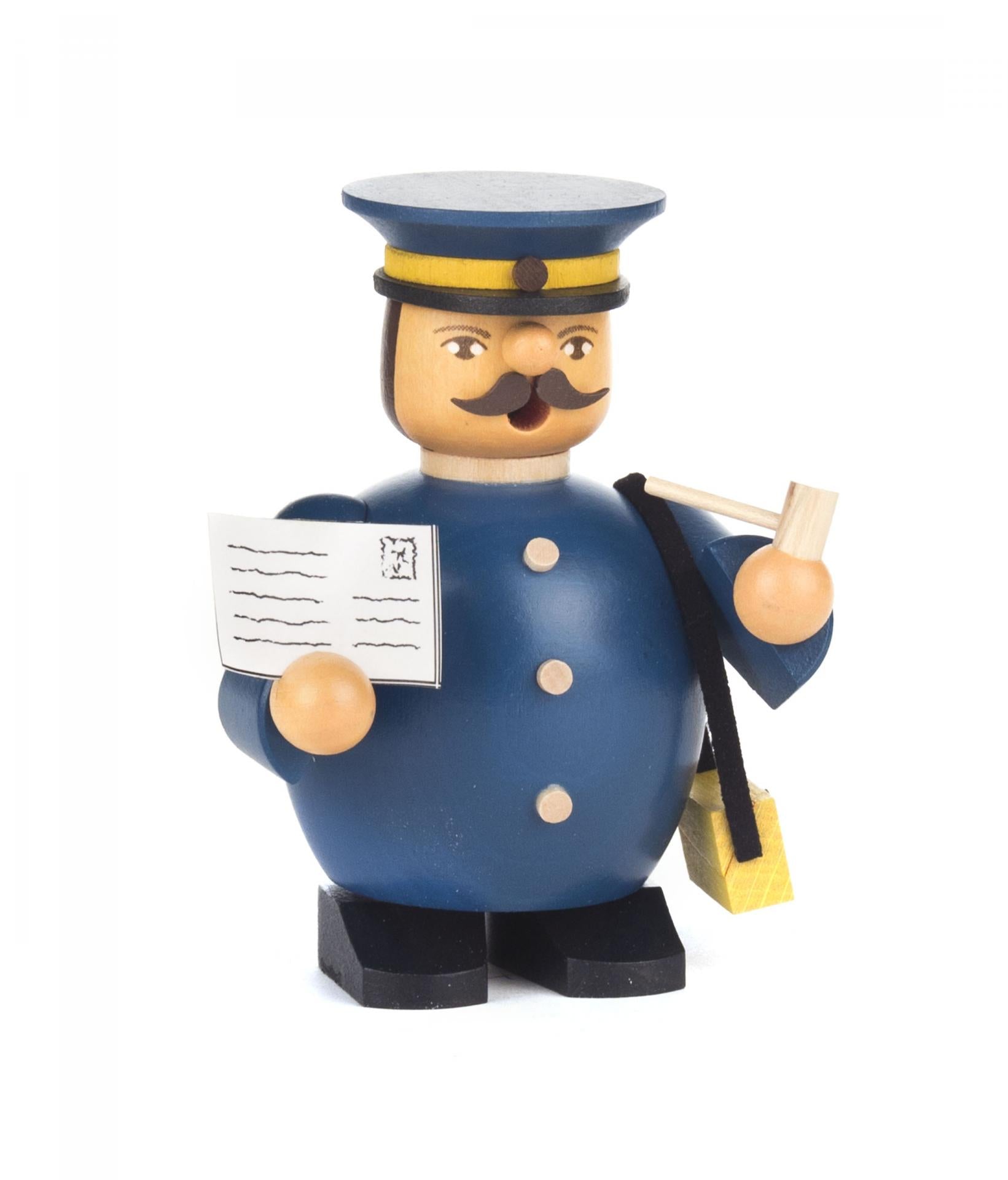 146/1634 - Postman Smoker – Frankenmuth Clock & German Gift Co.