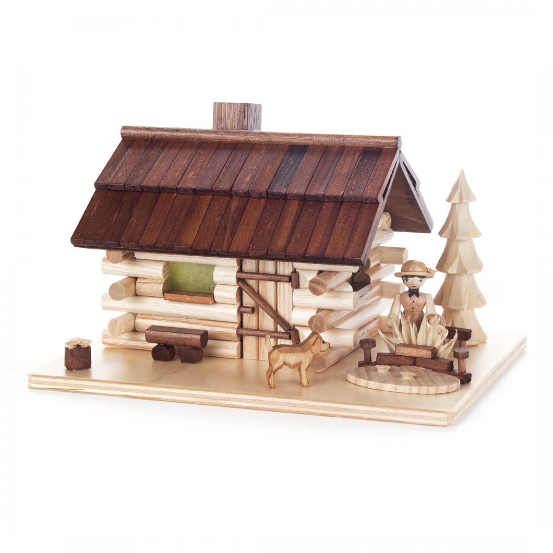 146/1695/1 - Smoker House with Gardner & Dog – Frankenmuth Clock ...