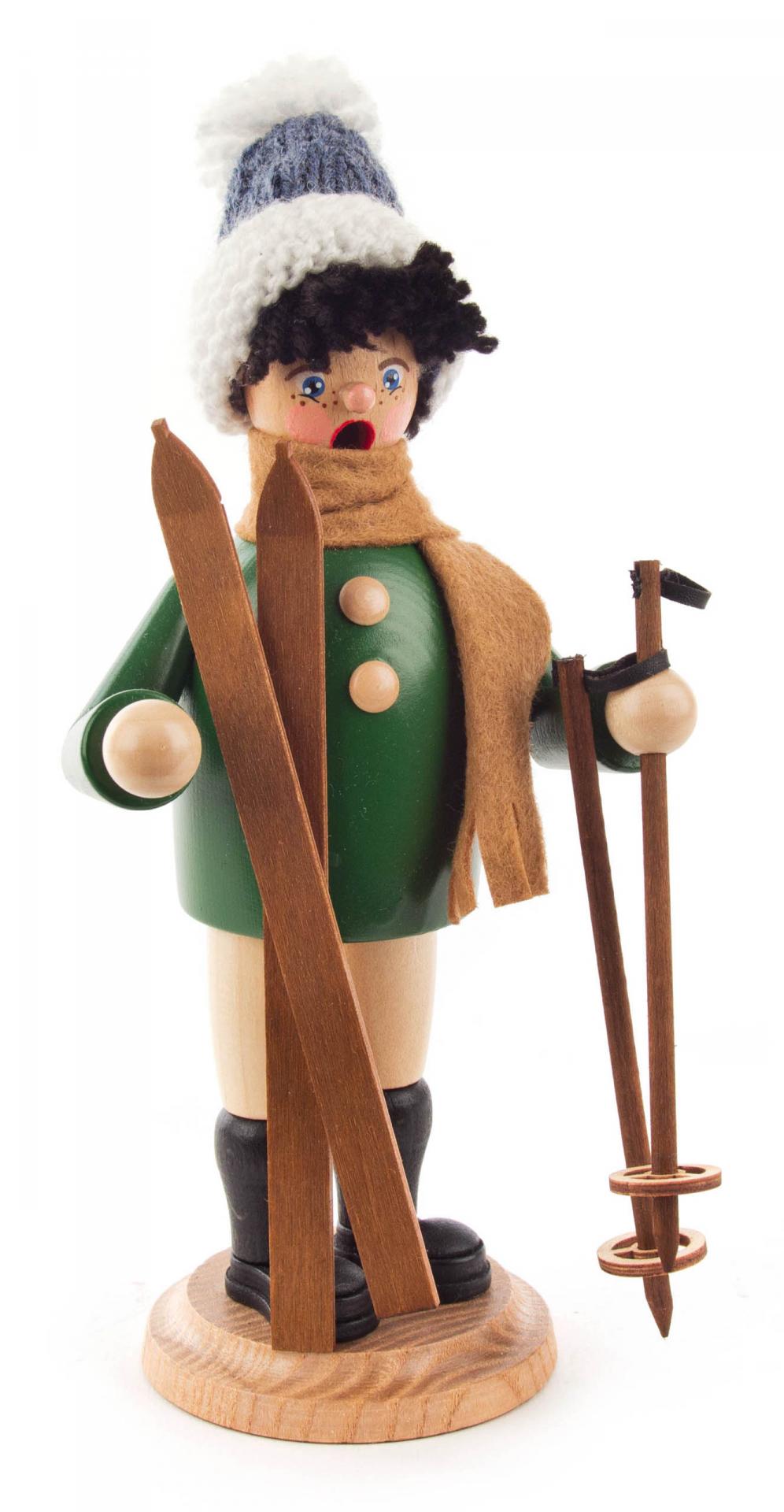146/1806 - Smoker Skier – Frankenmuth Clock & German Gift Co.