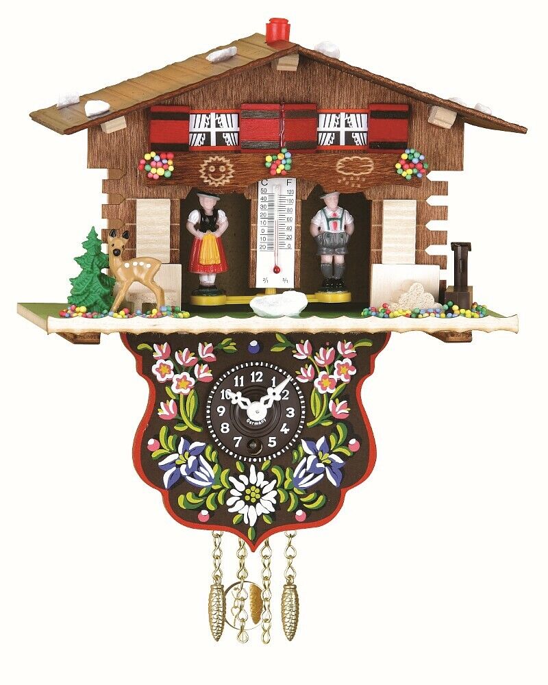 807P - Novelty Key Wind Clock & Weather House – Frankenmuth Clock ...