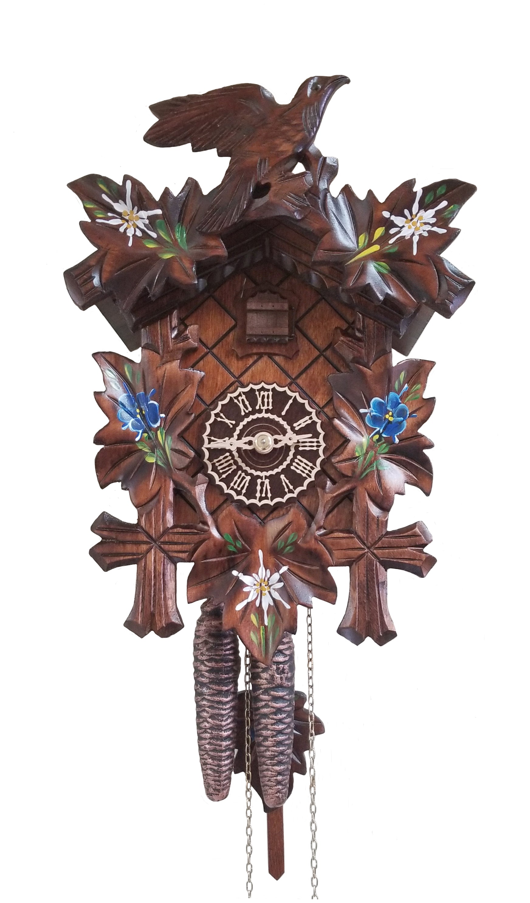 KU11003enz - 1 Day 5 Leaf 1 Bird Cuckoo Clock – Frankenmuth Clock ...