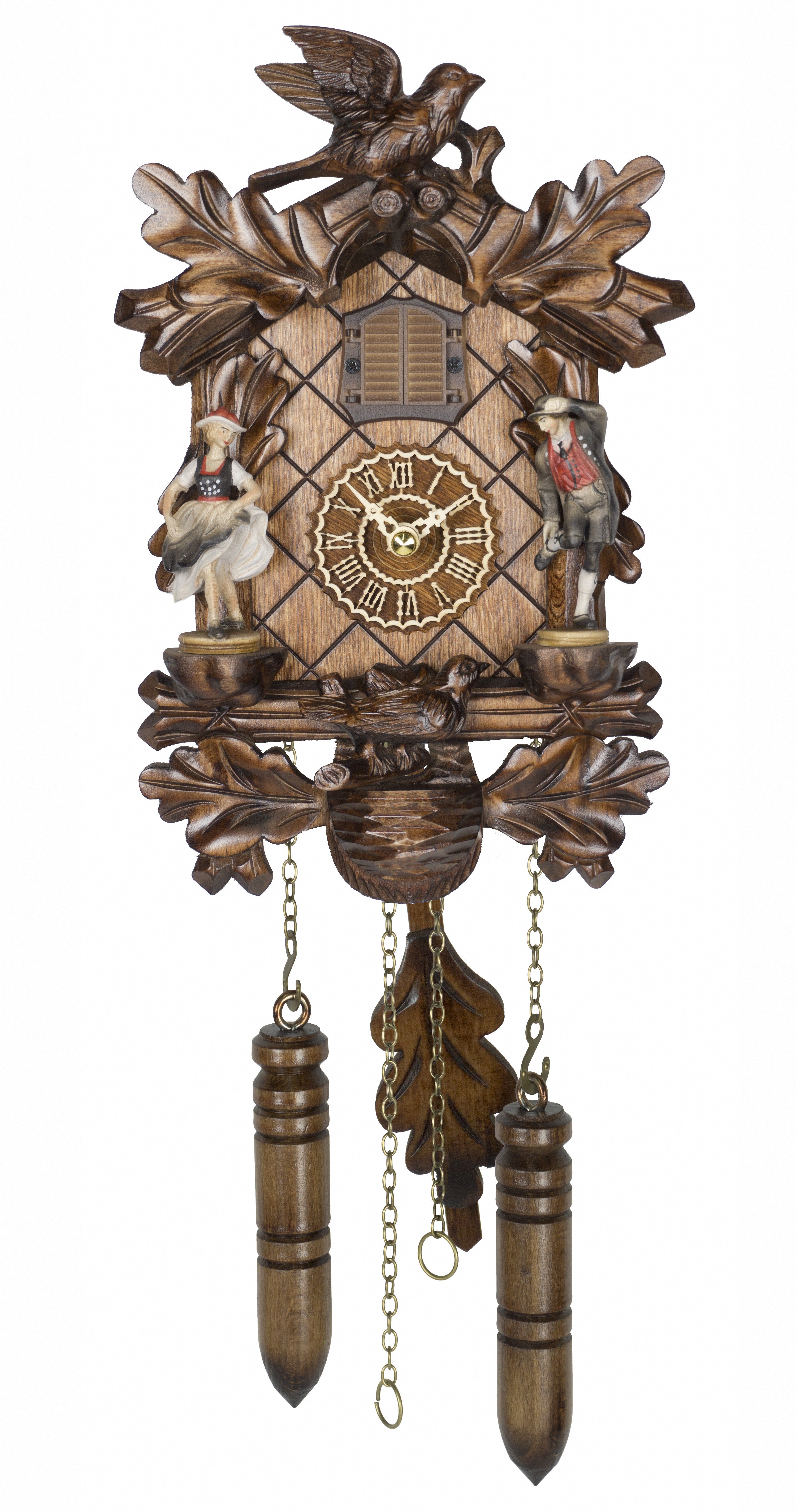 KU385QM- Quartz Musical Cuckoo with Man and Woman – Frankenmuth Clock ...